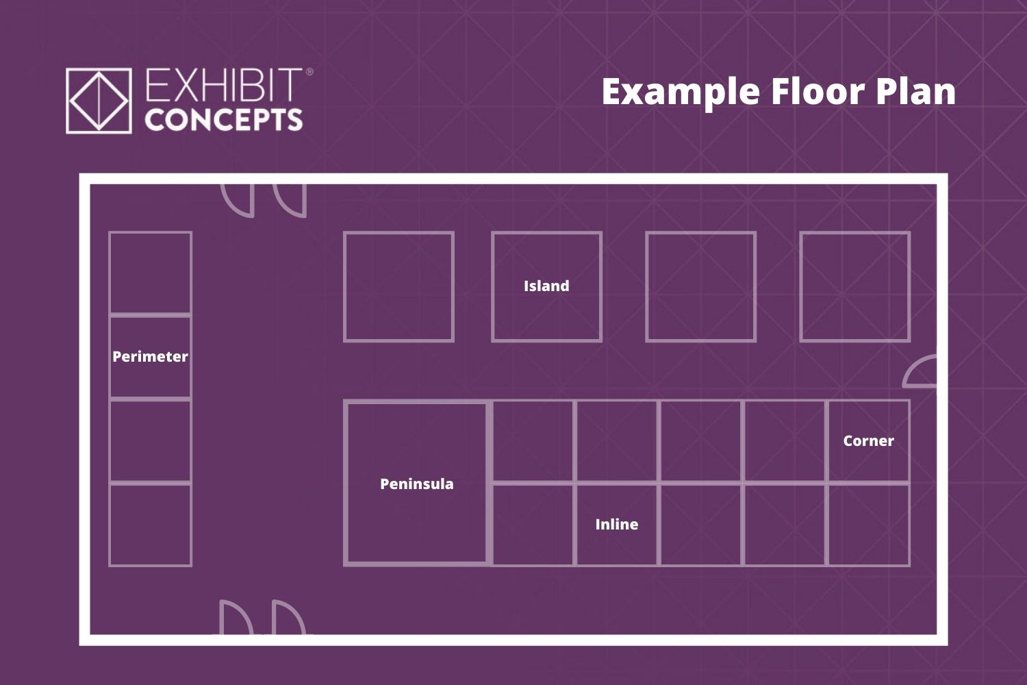 Trade Show 101 | Understanding Booth Layouts - Exhibit Concepts Inc.